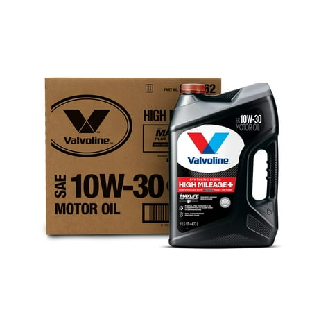 Valvoline High Mileage 150K with MaxLife Plus Technology Motor Oil SAE ...