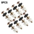 Toilet Seat Bolt Screw Set Heavy Duty Hinge Bolts and Nuts Replacement ...
