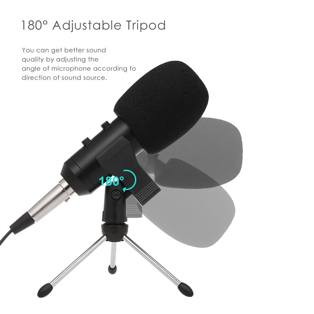 Professional Recording Studio Microphone BM-700 Table tripod - Black ...