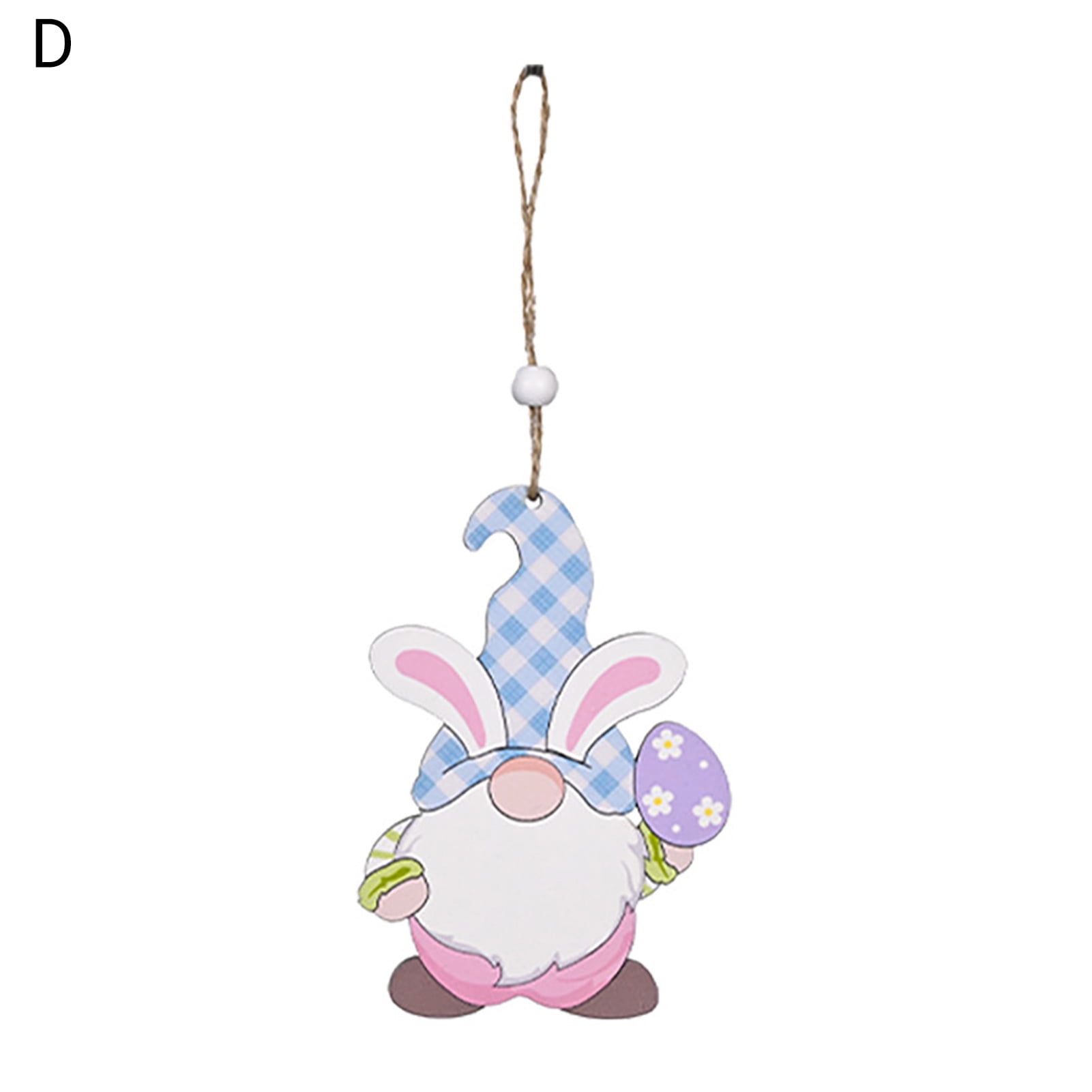 Easter Style Cute Hanging Decor Wood Adorable Dwarf Shape Hanging ...