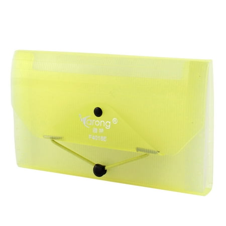 A6 Size 13 Pockets Yellow Expanding File Folder Document Holder ...