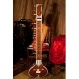 Banjira Light Standard Sitar with Double Toomba, Extra String Set ...