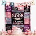 18th Birthday Gifts for 18 Year Old Girls, 2008 Birthday Blanket Gifts ...