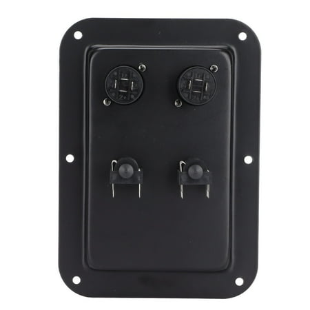 XLR Speaker Junction Box, Dual 6.35 Plug Iron Upgrade XLR Head Junction ...