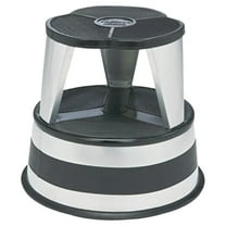 Cramer 300 lbs. Capacity 2-Step 15 in. Round Rolling Scooter Stool with ...