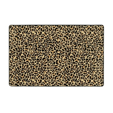 Capybaras Tangerine Shaggy Area Rug, Rugs for Living Room Bedroom Non ...