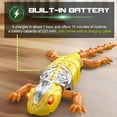 RC Wall Climbing Gecko Toy, Remote Control Crawling Lizard Robot for ...