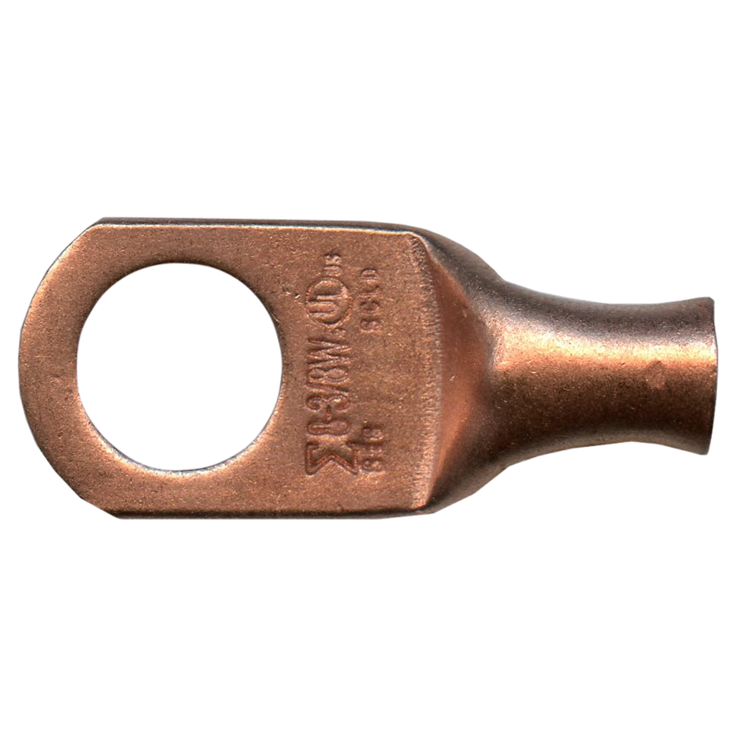 Copper Lug 8 AWG Gauge 3/8" Ring Wire Terminal Battery Cable End ...