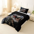 Aikeke Dino T-Rex Twin Comforter Sets 2pcs, Wildlife Dinosaur Bedding ...