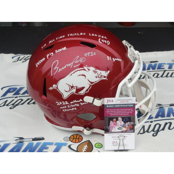 Bumper Pool signed autographed Arkansas Razorbacks UA full size speed ...