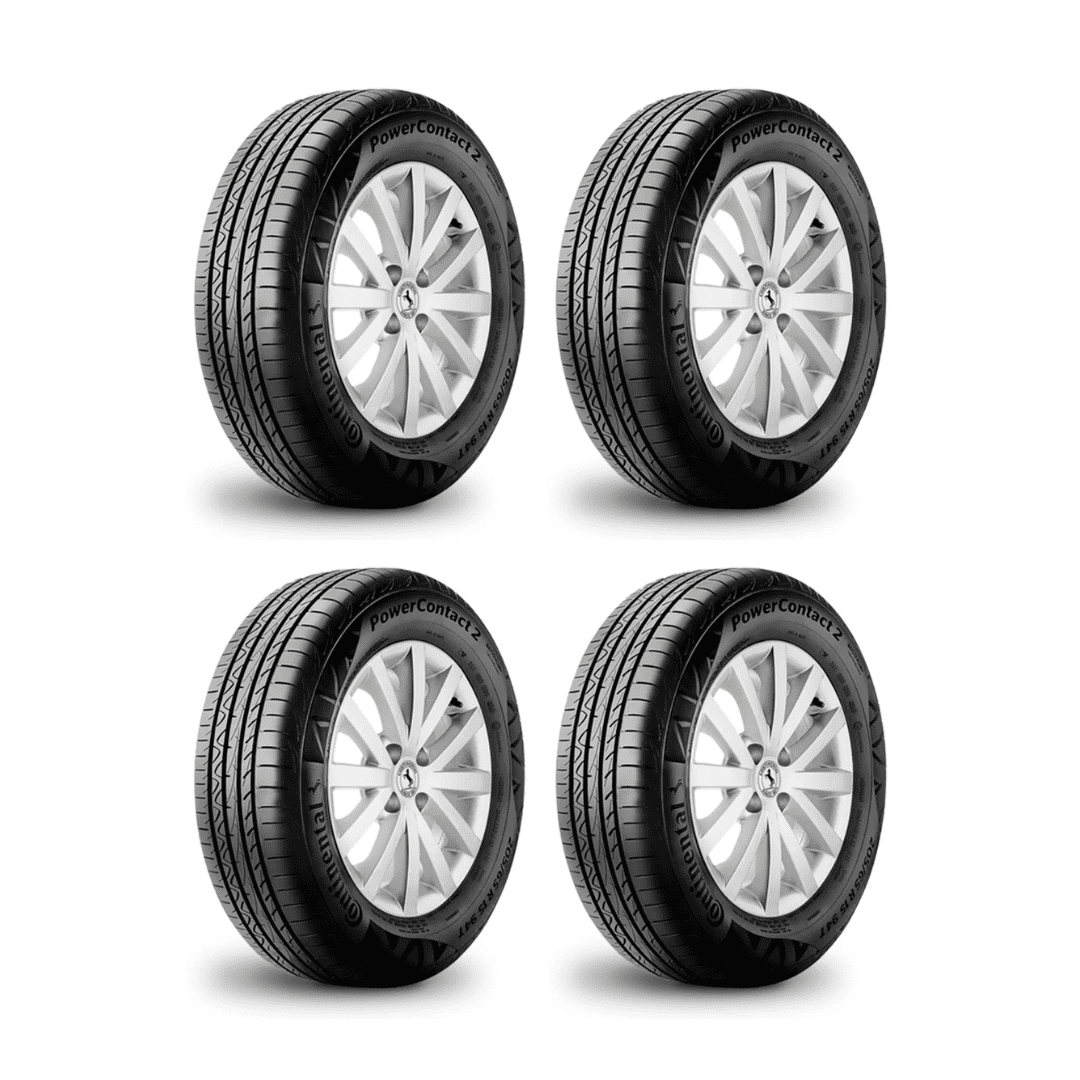 Paquete de 4 llantas 185/65R15 88H PowerContact 2 marca Continental | Walmart en línea