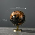 14Cm Small Globe Desktop Decorative Ornament, Elegant Miniature World ...