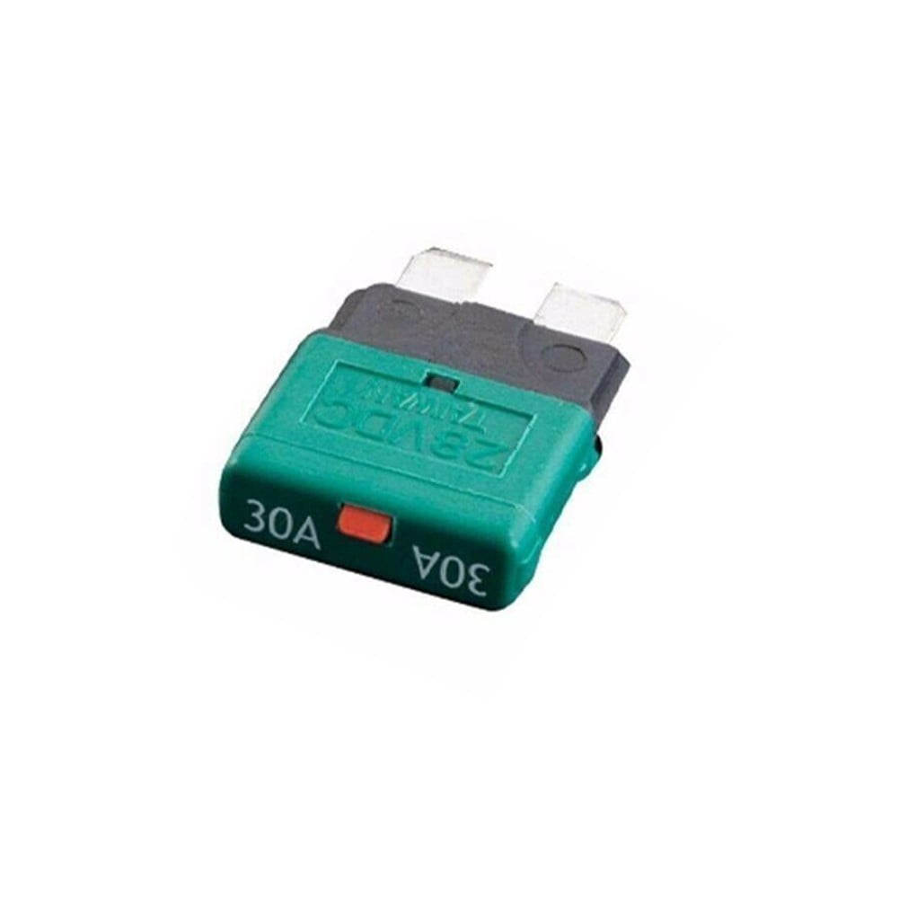 Yannee 1 Pcs Circuit Breaker Blade Fuse 12V 24V Resettable 5-30A Marine ...