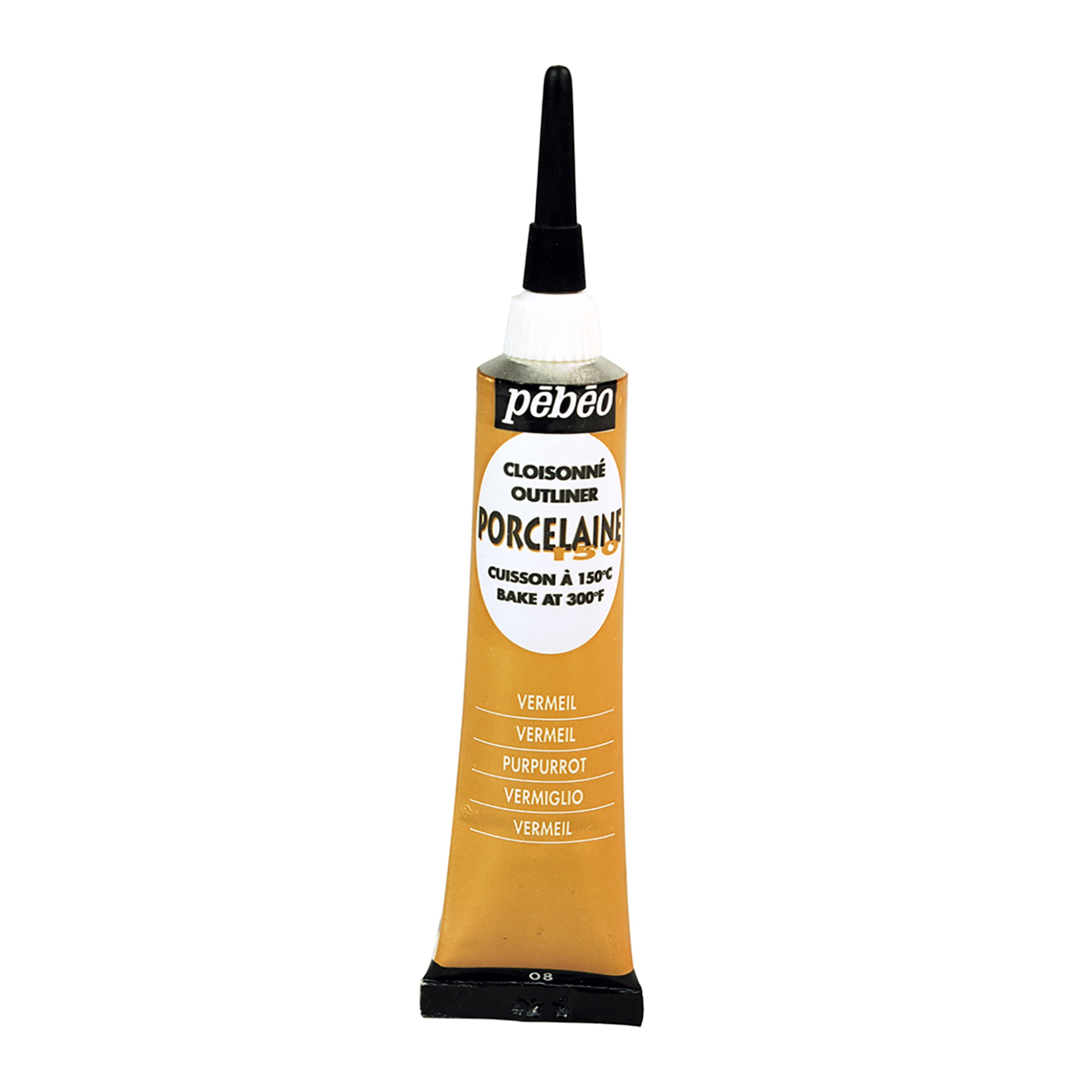Pebeo Porcelaine 150 Paint Outliner, Vermeil - Walmart.com