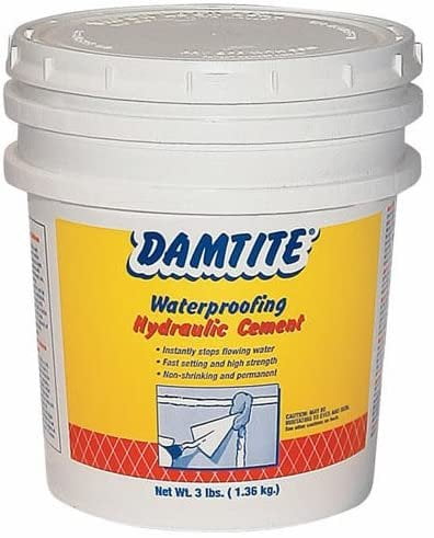 3Lb Wtrprf Hydraulic Cement DAMTITE WATERPROOFING Hydraulic Repair ...