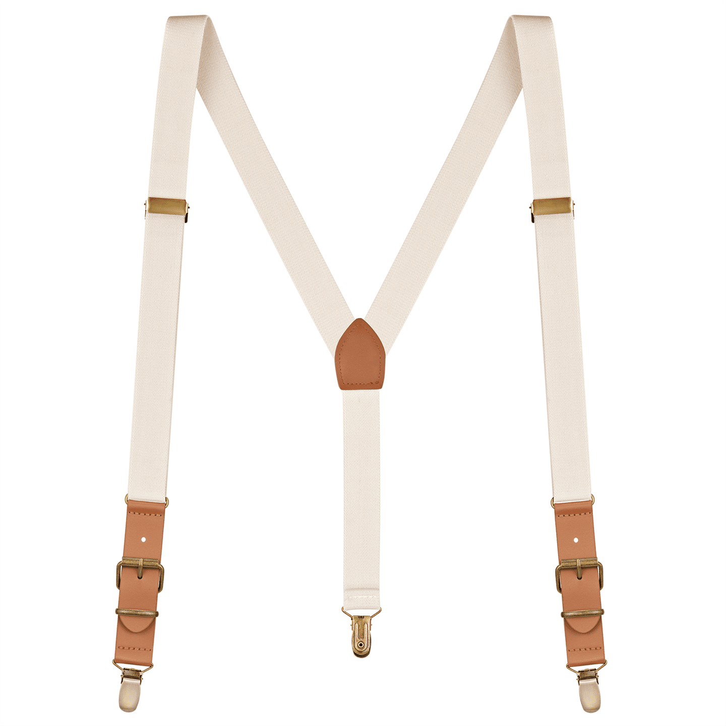 Click here for Buyless Fashion Leather End Suspenders For Men - 4... prices