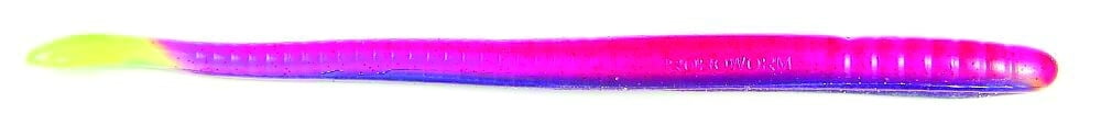 Roboworm Straight Fat 6'' Morning Dawn Red Chart Tail - Walmart.com