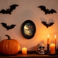 DefiDgd Wooden Bat Printed Wall Frame Decor Sign,Vintage Hanging Farme ...