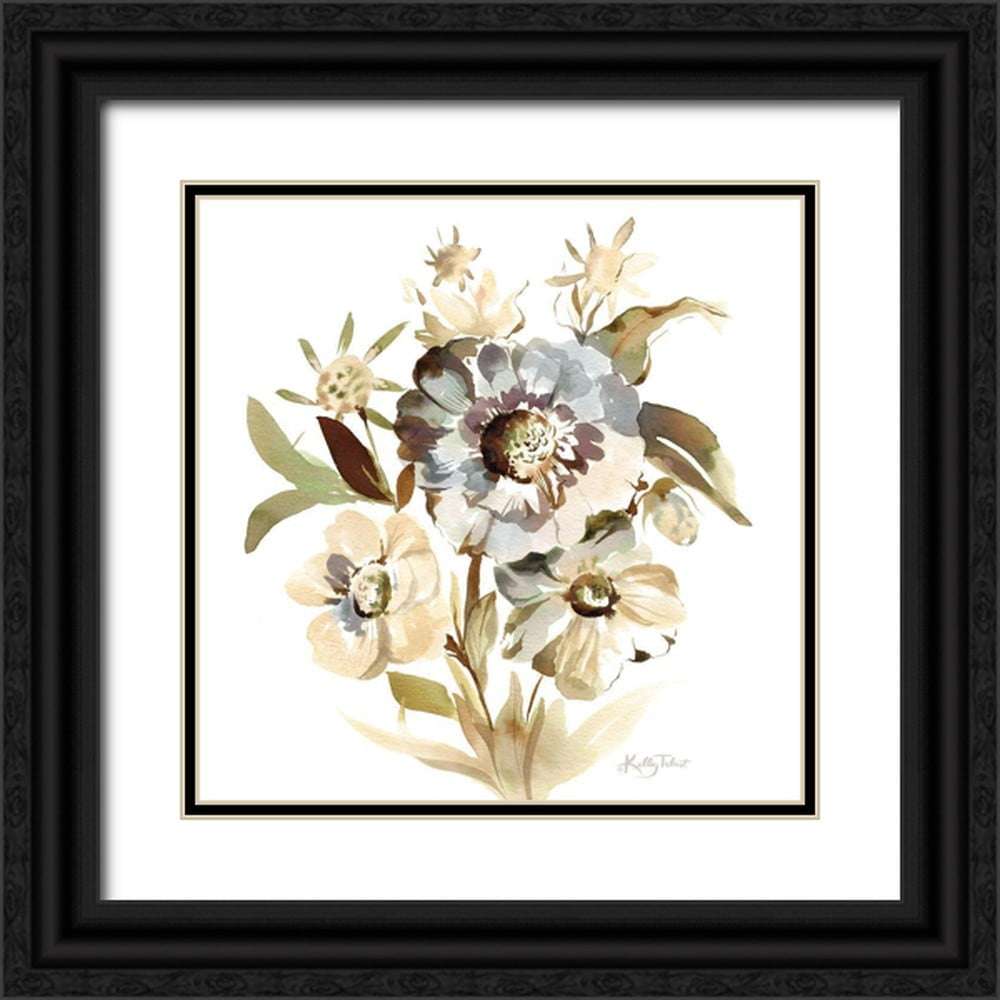 Talent, Kelley 15x15 Black Ornate Wood Framed with Double Matting ...