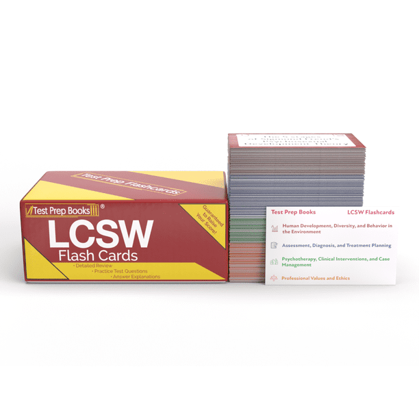 LCSW Clinical Exam Prep Flash Cards: ASWB Clinical Flashcard Study ...