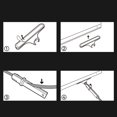 Bungee Wire Holder Gaming Cord Clip Management Fixer Holder Screen Line ...
