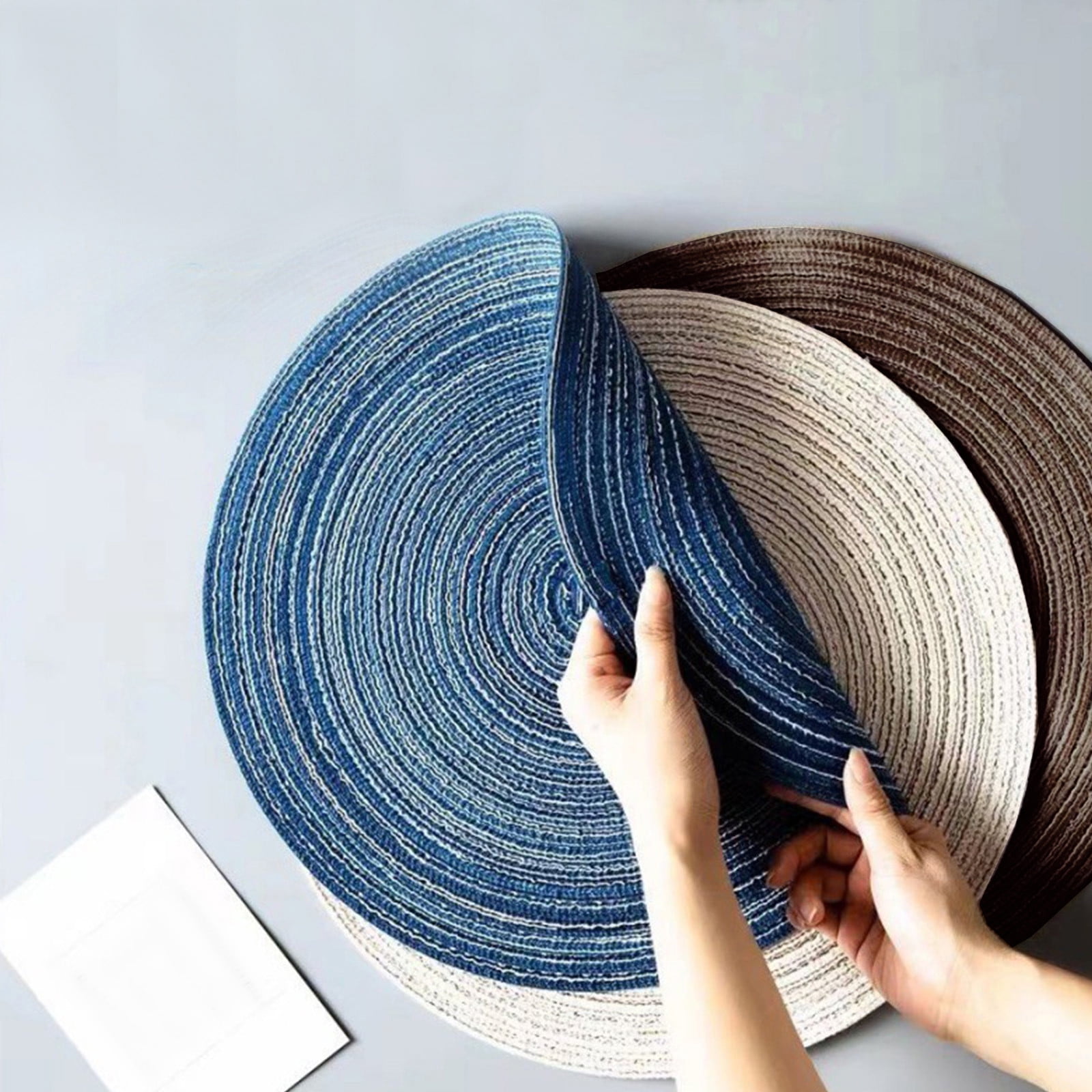 Click here for 1pcs Placemats  Yrmaups Placemats  Set Of 4 Round... prices