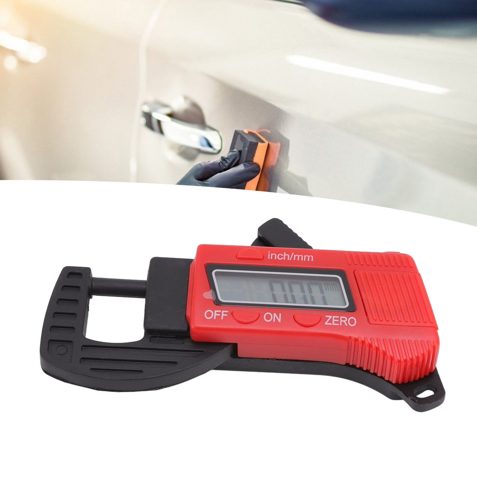 Thickness Tester, 0-12.7mm Digital Dial Thickness Gauge Manual High ...