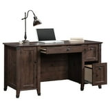 Sauder 422350 Carson Forge Computer Desk, Coffee Oak® Finish - Walmart.com