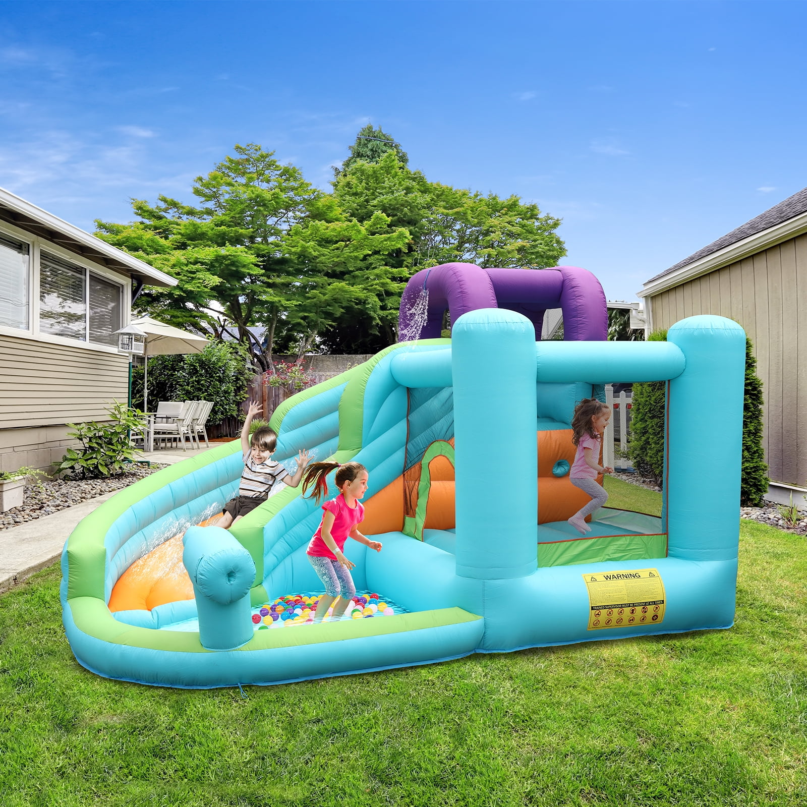 Inflatable Water Slides Walmart