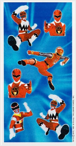 Power Rangers Stickers (4 Sheets) - Walmart.com
