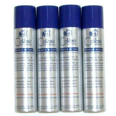 Colibri Premium Lighter Butane 2 Pack Refill Fuel 50g/3.04 oz Canister ...