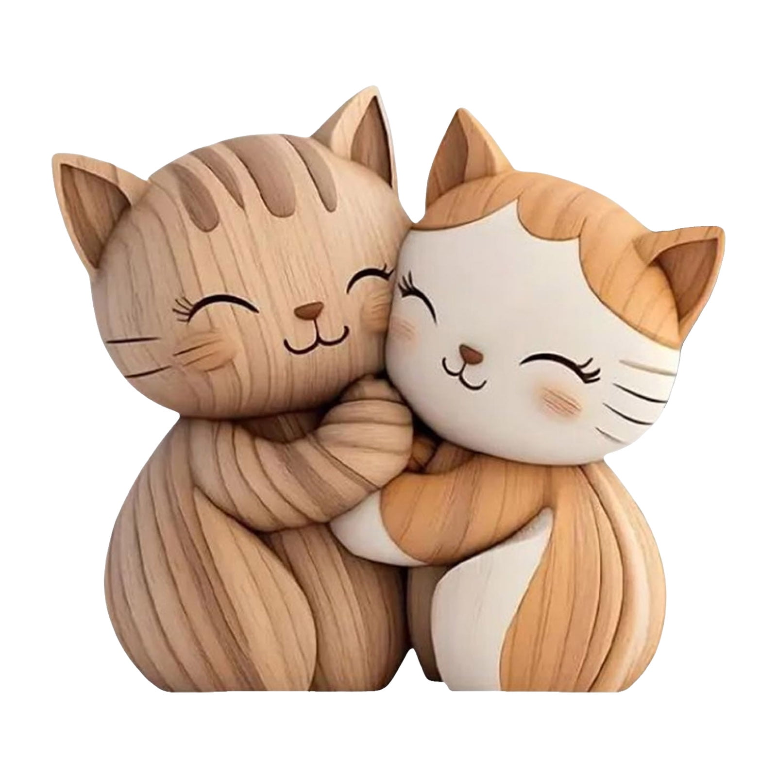 Click here for Generic Acrylic 2d Flat Printed Cat Couple Statue... prices