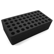 Eisco Labs Beechwood Test Tube Rack, 12 Tube Capacity, 7/8" (22mm ...