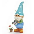 Gnorm the Garden Gnome - Cute Outdoor Decorative Lawn Statue with Small ...