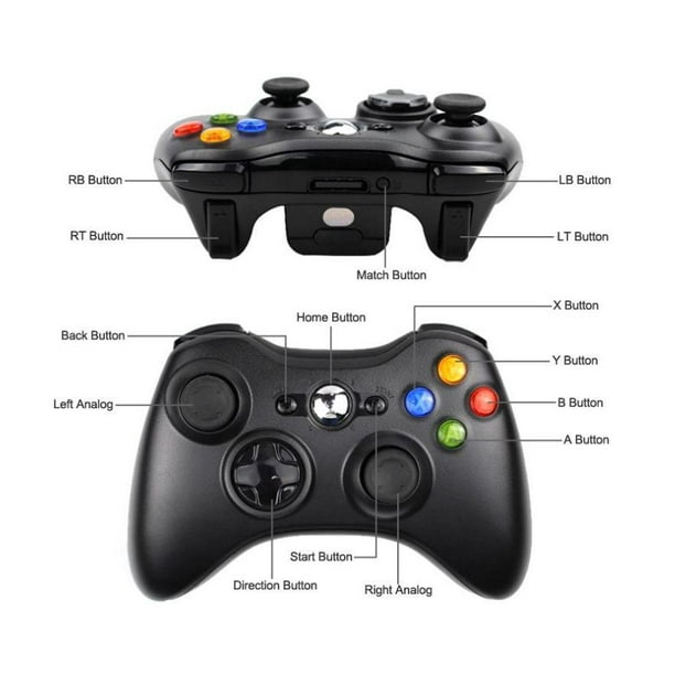 Controller for Xbox 360 Wireless Controller for XBOX 360 Controle ...