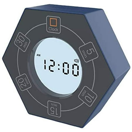 Hexagon Rotating Productivity Timer with Clock, Pomodoro Timer with 5 ...