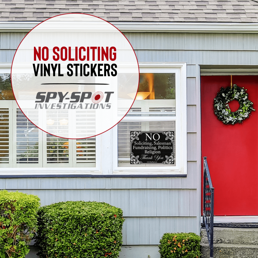 Spy Spot Set of 2 Private Property X Large Vinyl Sticker 15" 12" Decals ...