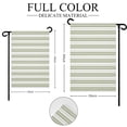 Abstract Stripe Garden Flag 28x40 Inch Classic Sage Green Point Lines ...
