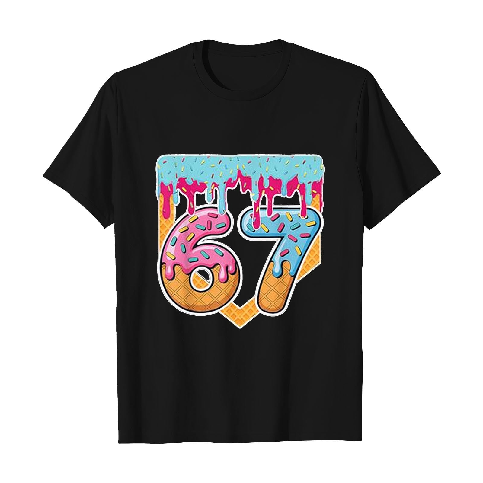 Click here for Shadoumai Funny 67 T-Shirts For Kids - Six Seven I... prices