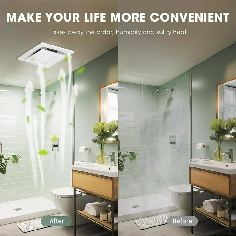 Bathroom Ventilation Fans With Heat And Light | Shelly Lighting