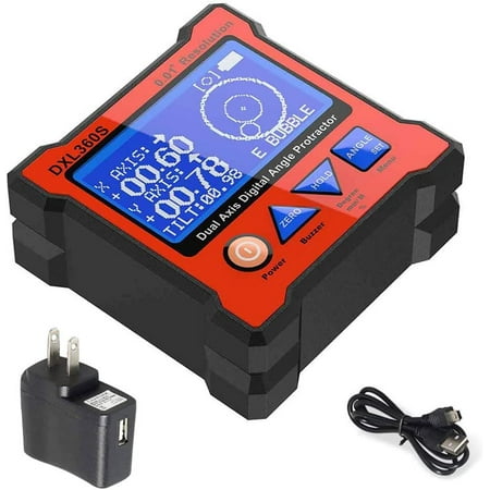 Digital Protractor Level DXL360S Dual Axis Level Box LCD Display ...