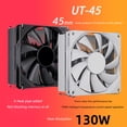 Low Clearance CPU Heat Sink with 4 Heatpipes for Enhanceds Cooling In ...