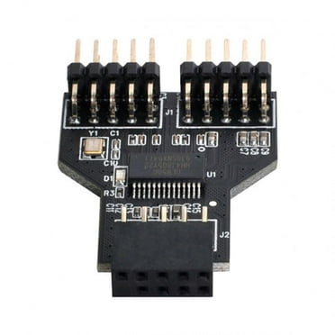 Uxcell USB2.0 9Pin 1 to 2 Motherboard Extension Port HUB Splitter ...
