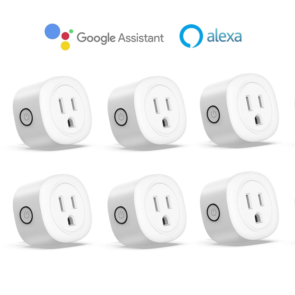 Topesel Smart Plug Mini Wifi Outlet Work with Google Home, Remote ...