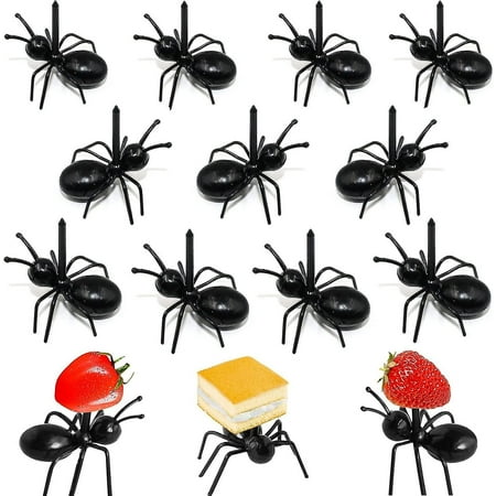 Ant Fruit Fork Creative Reusable Plastic Mini Fruit Fork For Kids Party ...