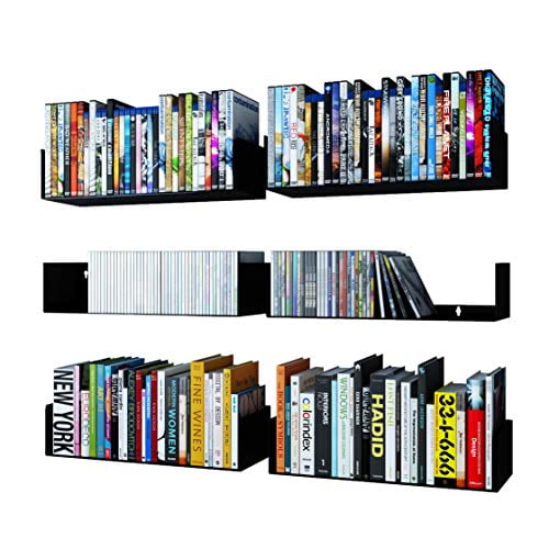 Click here for Wallniture Bali Black Floating Shelves For Wall  C... prices