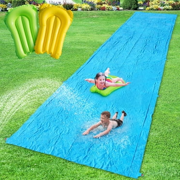 WOW Sports Backyard Super Slide - Giant Slip and Slide with Sprinkler ...