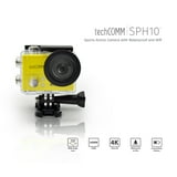 TechComm SPH10 Waterproof 4K 16MP Action Camera Sony IMX214 Sensor ...
