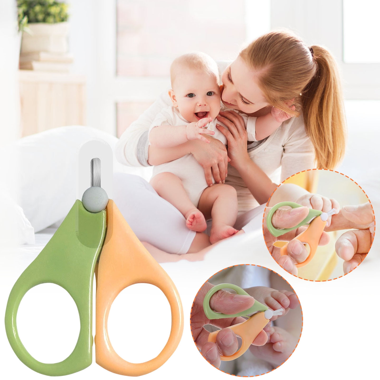 Ovzne Safe Baby Nail Clippers For Newborns And Toddlers Stainless Steel ...