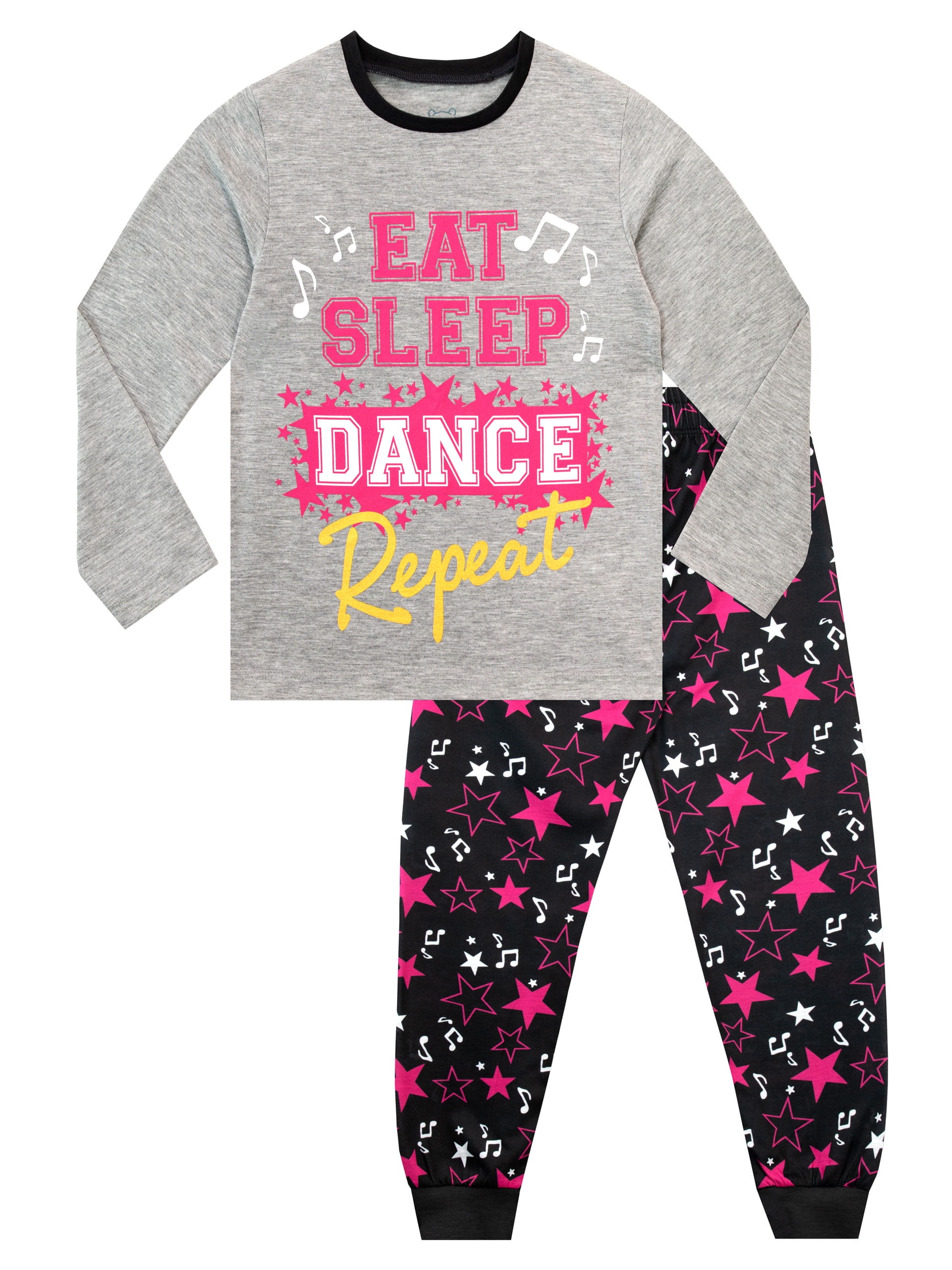 Harry Bear Girls Dance Long Sleeve Pajamas Sizes 6-14 - Walmart.com